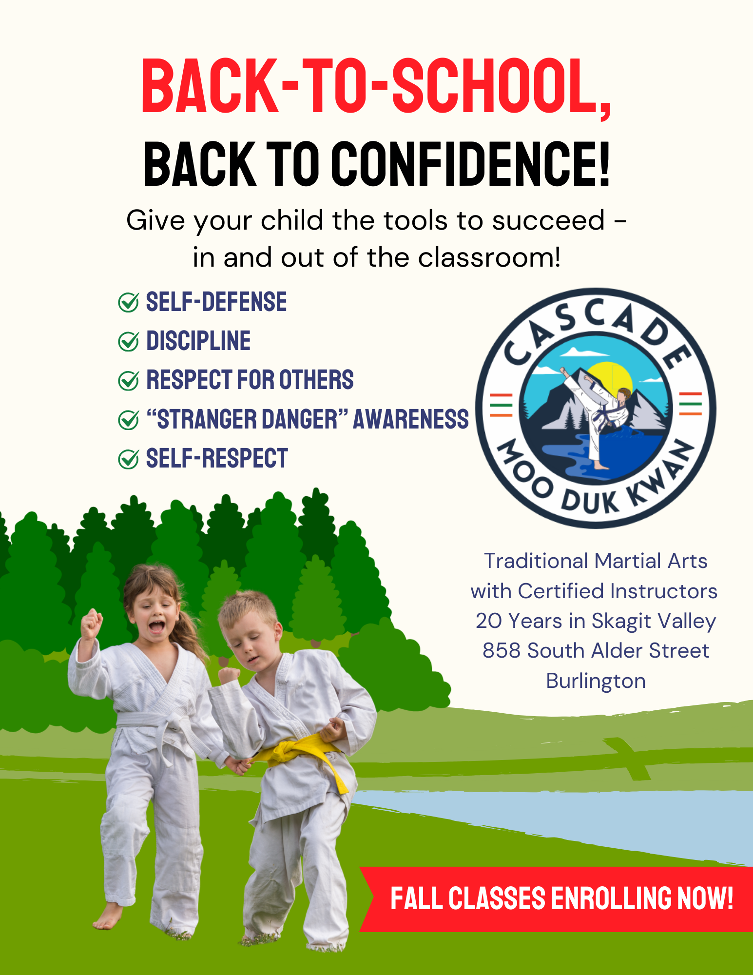 Fall Classes! – Cascade MooDukKwan